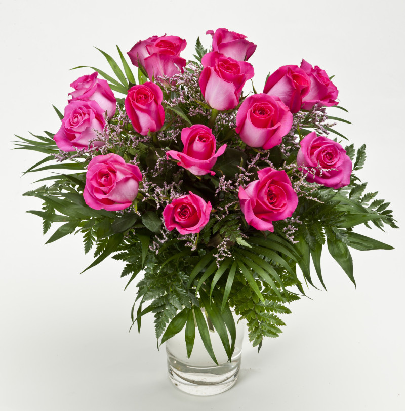 Rosenstrauß in Pink - Blumen Kleissner Graz